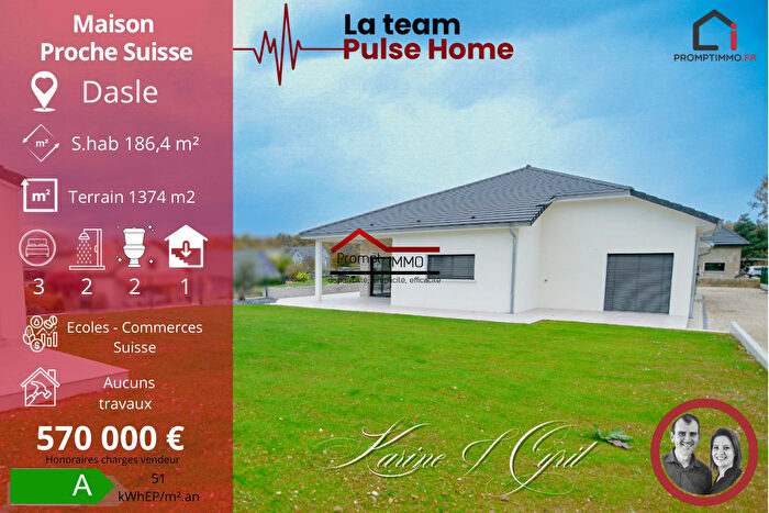 Maison à vendre - Dasle - 5 pièces - 3 chambres