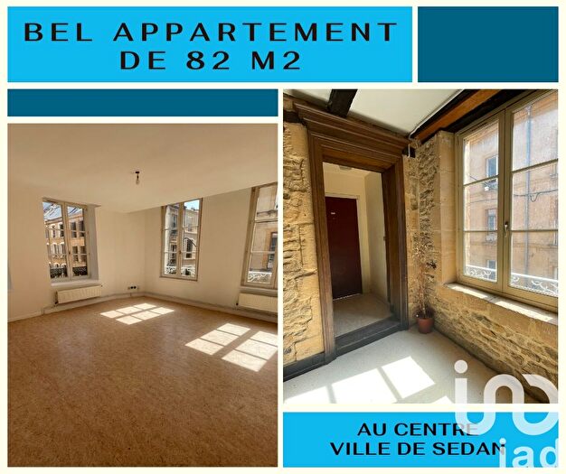 Appartement à vendre - Sedan, Centre-ville - 3 pièces - 2 chambres