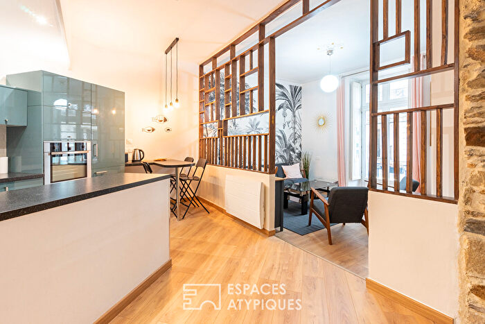 Appartement à louer - Nantes, Centre-ville - 2 pièces - 1 chambre