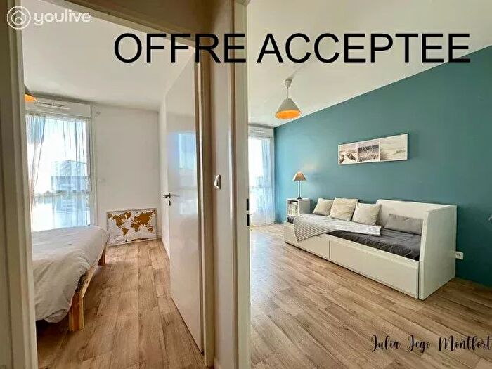 Appartement à vendre - Sautron - 3 pièces - 2 chambres