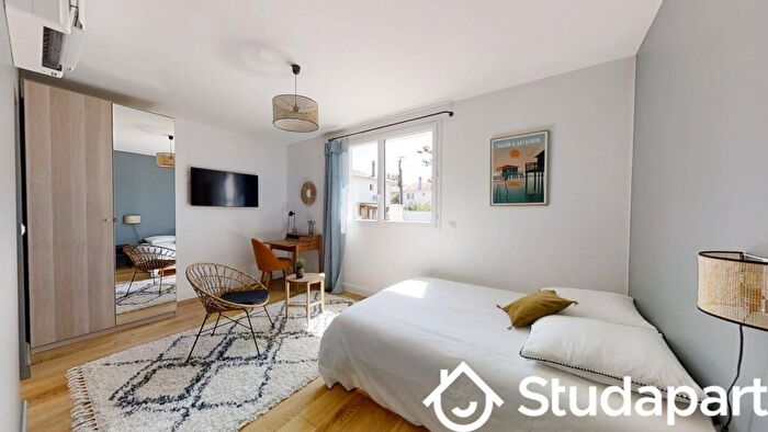 Appartement à louer - Arlac, Mérignac - 1 pièce - 2 chambres