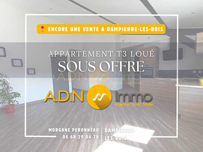 Appartement à vendre - Dampierre-les-Bois - 3 pièces - 2 chambres