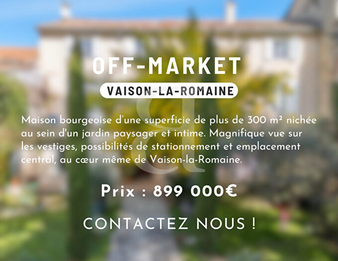 Maison à vendre - Vaison-la-Romaine - 9 pièces - 6 chambres