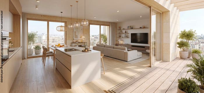 Marseille 15ème, Euroméditerranée : Maison 2 pièces à vendre