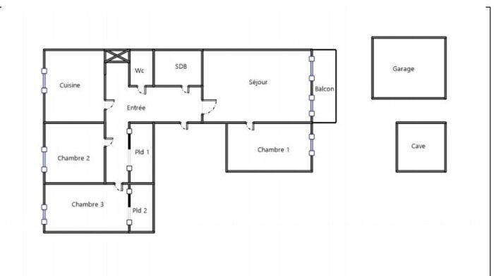 Appartement 4 pièces à vendre à Saint-Étienne, Bernay, Valfuret