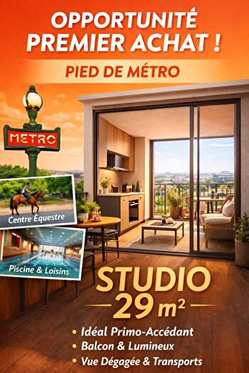 Appartement à vendre - Aubervilliers, Maladerie, Emile Dubois - 1 pièce