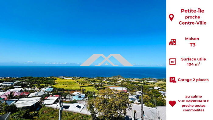 Maison à vendre - Petite-Île, Centre-ville, Piton du Calvaire - 4 pièces - 2 chambres