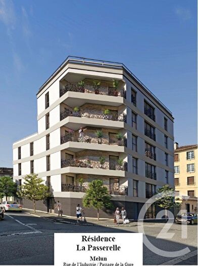 Appartement à vendre - Melun, Rive de Seine, Sud - 1 pièce