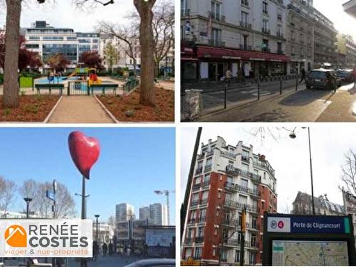 Appartement à vendre - Paris e , Porte de Clignancourt, Porte Montmartre, Moskowa - 1 pièce