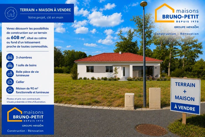 Maison 4 pièces à Soumoulou, à vendre