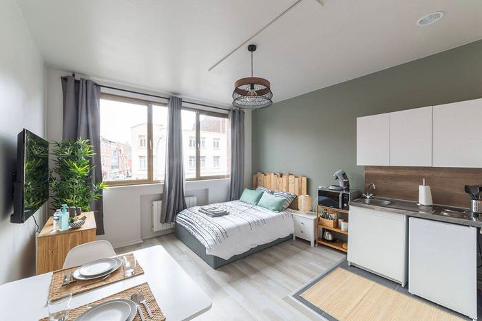 Gambetta, Tourcoing : Appartement 1 pièce à louer