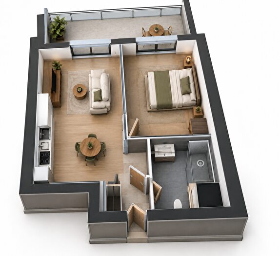 Maison 2 pièces à Haguenau, Schloessel, Château Fiat, à vendre
