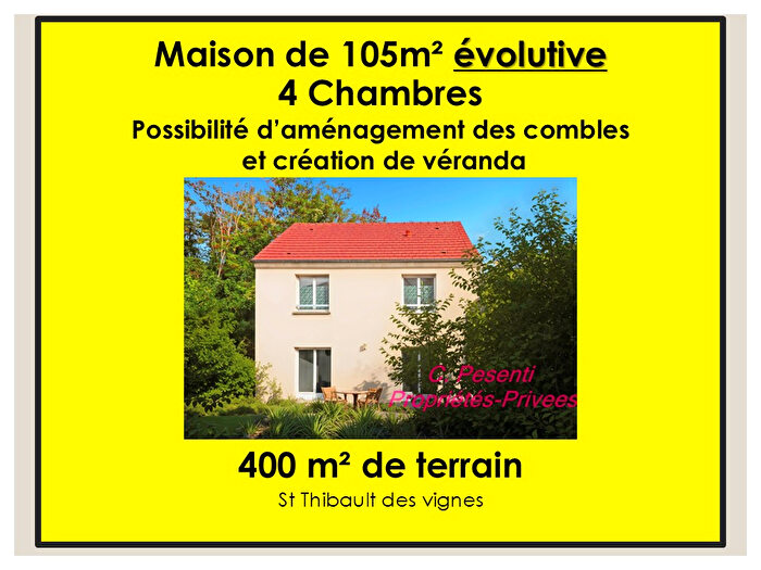 Saint-Thibault-des-Vignes : Maison 6 pièces à vendre