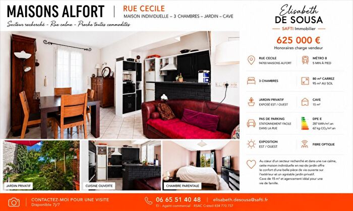 Maison 4 pièces à vendre - Maisons-Alfort, Charentonneau
