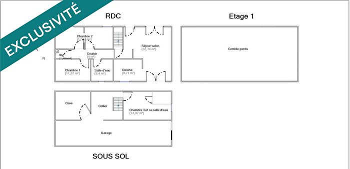Maisons à vendre et appartements à louer - 3