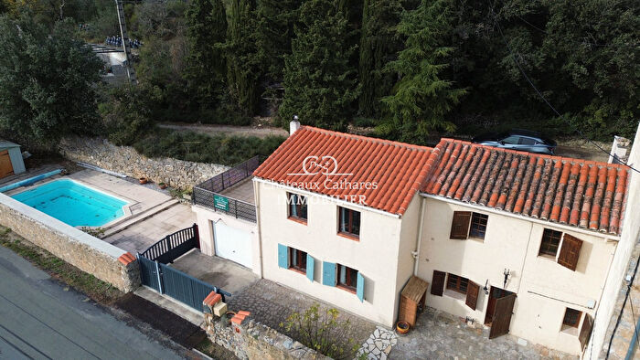 Maison à vendre - Cucugnan - 4 pièces - 3 chambres