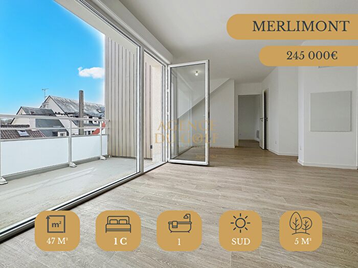 Appartement à vendre - Merlimont - 2 pièces - 2 chambres