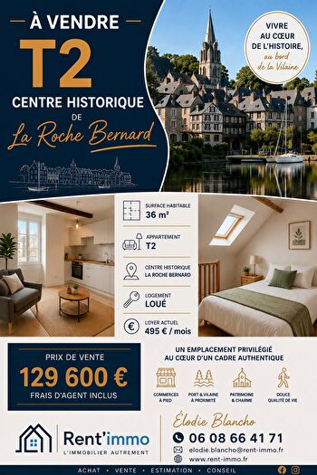 Appartement 2 pièces à vendre - La Roche-Bernard