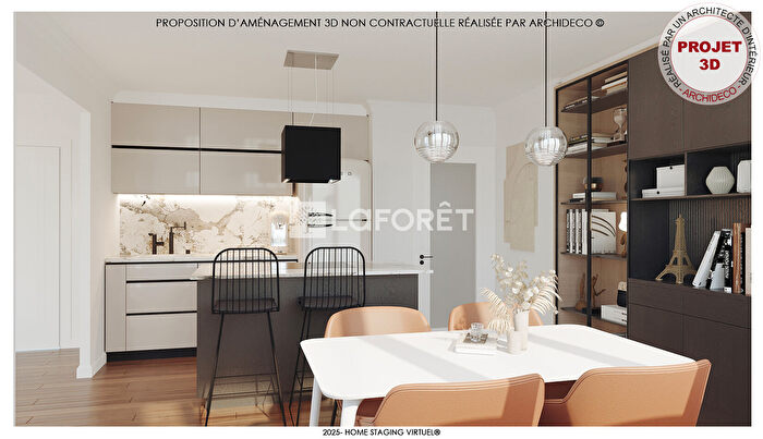 Appartement à vendre - Paris e , Montparnasse, Raspail - 3 pièces - 2 chambres