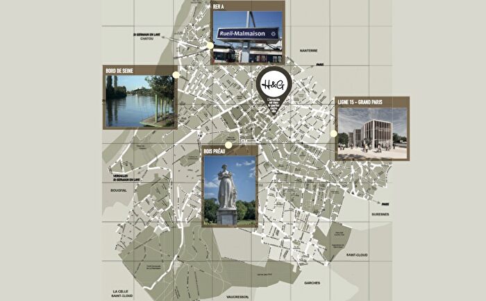 Appartement à vendre - Rueil-Malmaison, Coeur de Ville - 2 pièces - 1 chambre