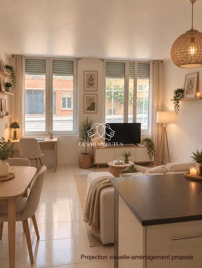 Appartement 2 pièces à vendre - Lyon 2ème, Perrache, Confluence