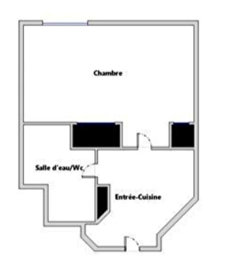 Appartement à vendre - Courbevoie, Faubourg de lArche - 1 pièce