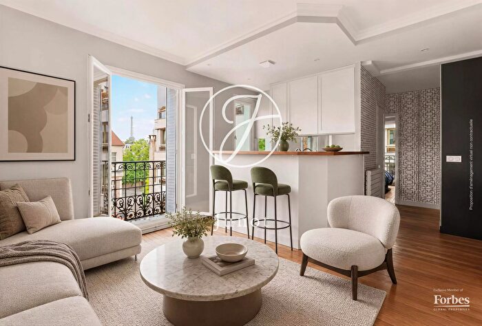 Appartement 3 pièces à Paris 16ème, Auteuil-Nord, Jasmin, Mirabeau, à vendre