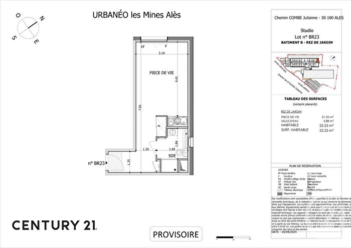 Appartement à vendre - Alès, Silhol, Pierre Plantée, Conilhères - 1 pièce