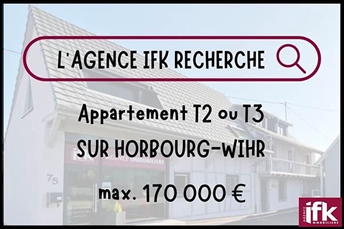 Appartement à vendre - Horbourg-Wihr - 2 pièces - 1 chambre