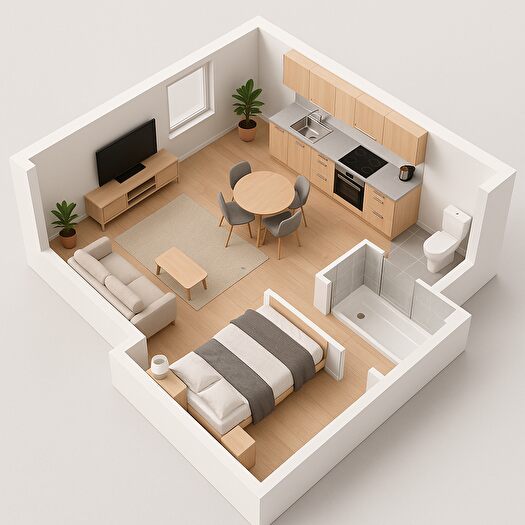 Toulouse, LOrmeau, La Terrasse, La Grande Plaine : Appartement 1 pièce à vendre