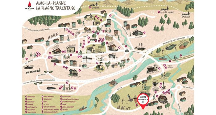 Appartement à vendre - Mâcot-la-Plagne - 3 pièces