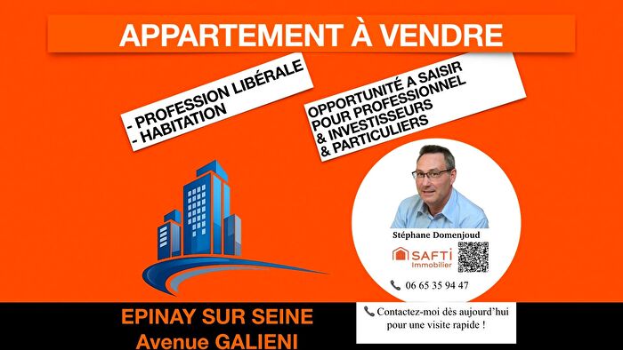 Appartement à vendre - Épinay-sur-Seine, Les Econdeaux - 2 pièces - 1 chambre