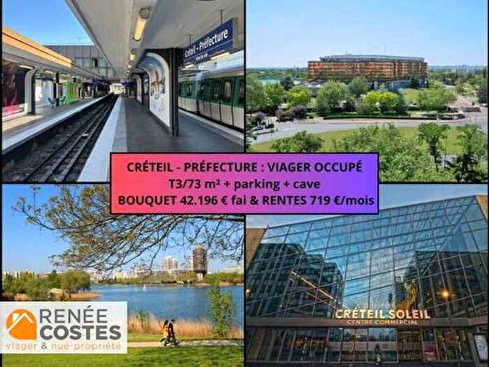 Créteil, Brèche, Préfecture : Appartement 3 pièces à vendre