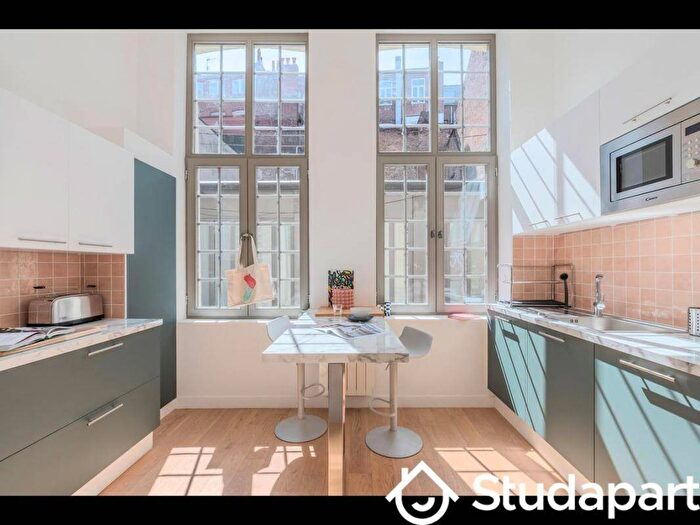 Appartement à louer - Centre, Lille - 1 pièce - 1 chambre