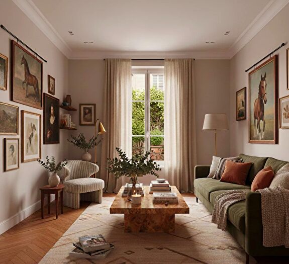 Appartement à vendre - Neuilly-sur-Seine, Parc de Neuilly - 2 pièces - 1 chambre