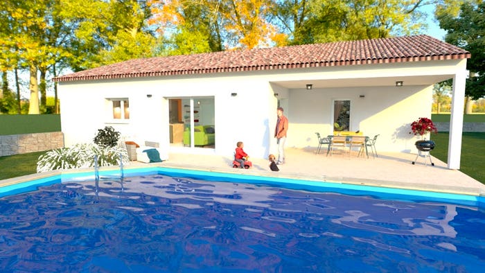 Barjac - Maison 5 pièces à vendre