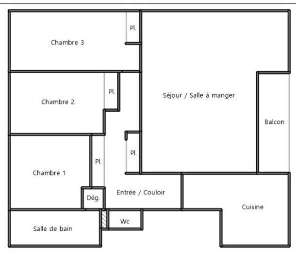 Appartement à vendre - Montmorency, Haut Montmorency - 5 pièces - 3 chambres