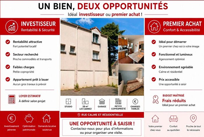 Appartement 2 pièces à vendre - Les Mureaux, Grand Ouest