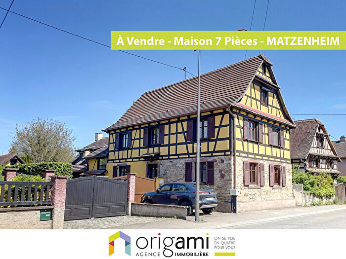 Maison à vendre - Matzenheim - 7 pièces - 5 chambres