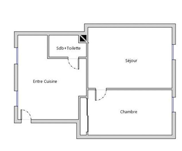 Appartement à vendre - Paris e , Père Lachaise, Réunion - 2 pièces - 1 chambre