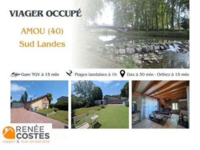 Maison 3 pièces à Amou, à vendre