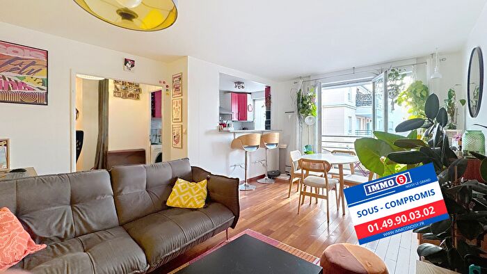 Appartement à vendre - Noisy-le-Grand, Centre-ville - 3 pièces - 2 chambres