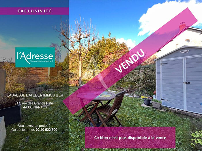 Maison 4 pièces à vendre - Nantes, Nantes Erdre, La Beaujoire, Saint-Joseph de Porterie