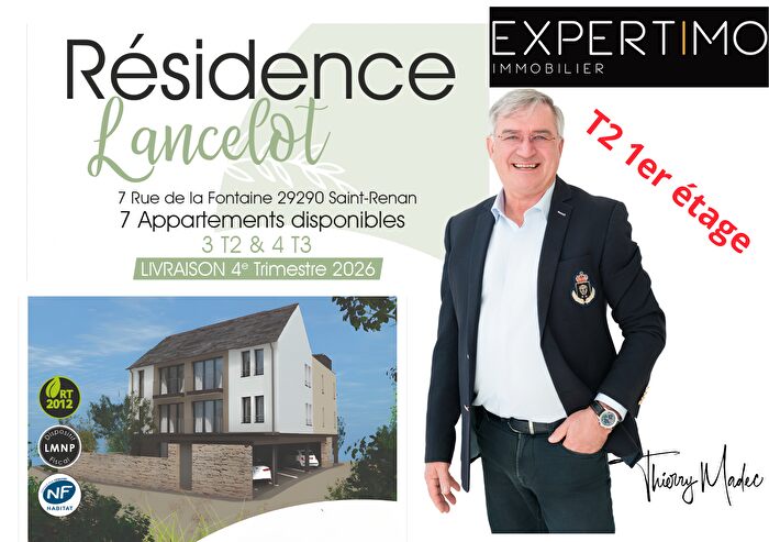 Appartement à vendre - Saint-Renan - 2 pièces - 1 chambre