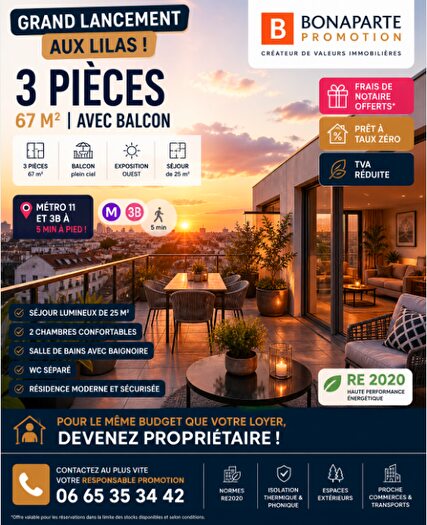 Maison 3 pièces à Les Lilas, Bruyères, Chassagnolle, à vendre