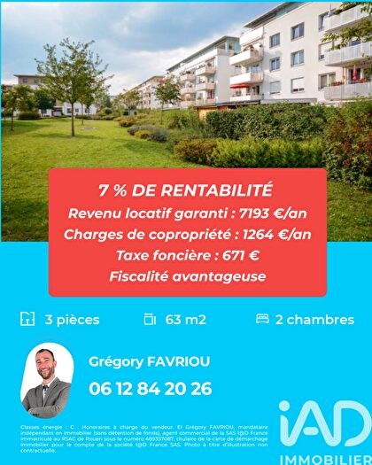 Appartement à vendre - Nantes, Sèvres, Gilarderie, Lion dOr - 3 pièces - 2 chambres