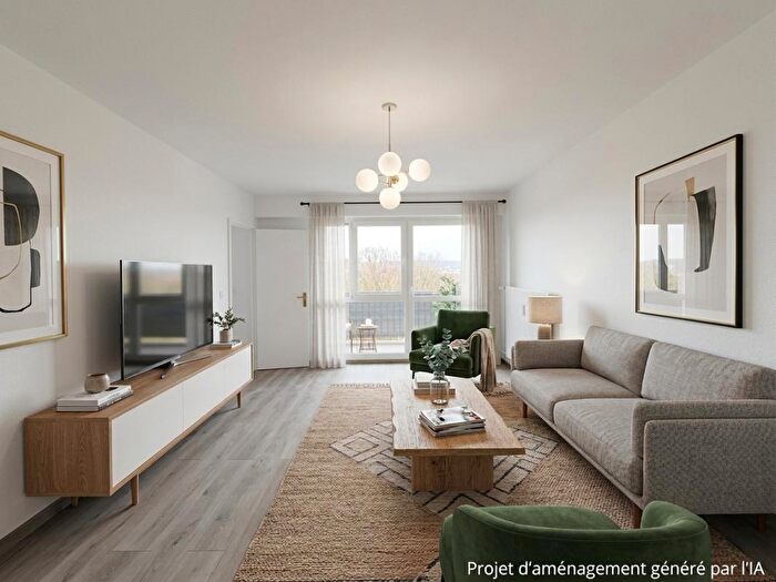 Appartement à vendre - Metz, Bellecroix - 3 pièces - 2 chambres