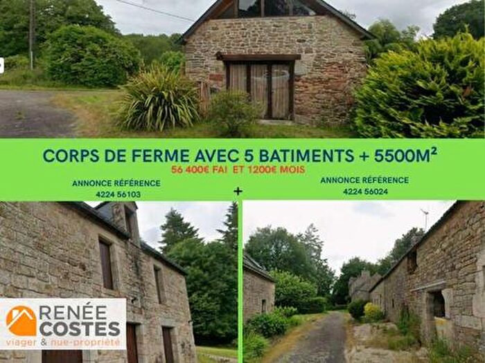 Maison 3 pièces à Pluméliau, à vendre