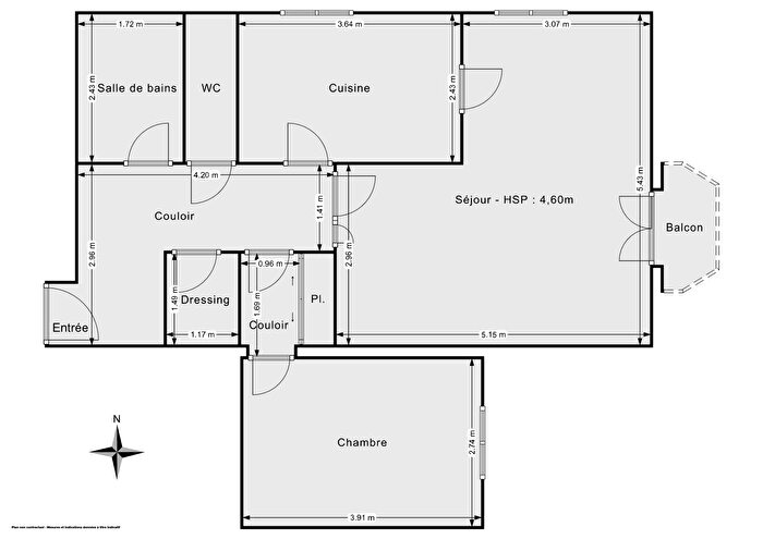 Combs-la-Ville, Prévert - Appartement 3 pièces à vendre