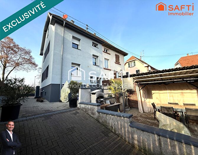 Maison à vendre - Sélestat, Proche centre-ville - 5 pièces - 4 chambres